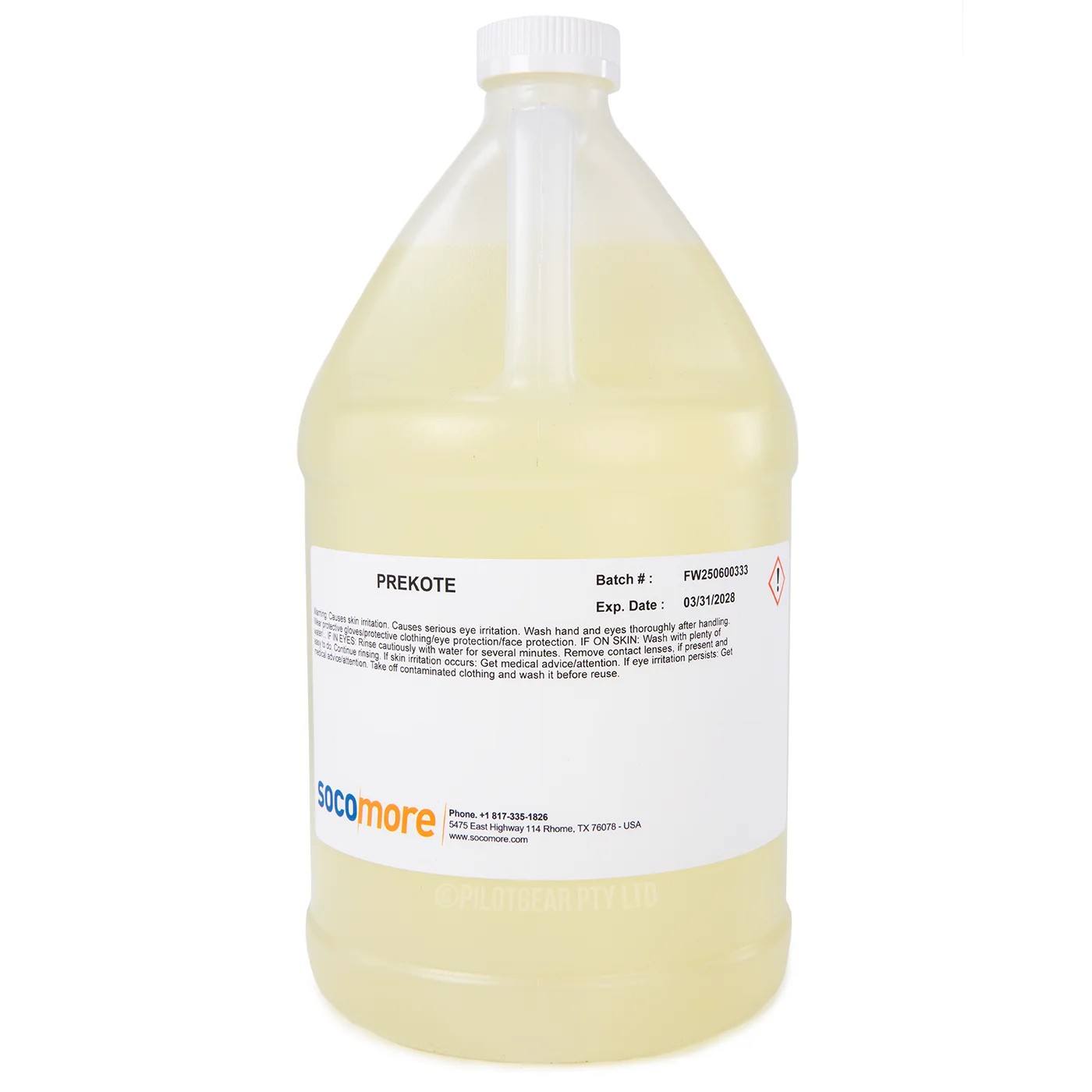 PreKote Surface Pretreatment – 1 Gallon Jug – Pilot Gear