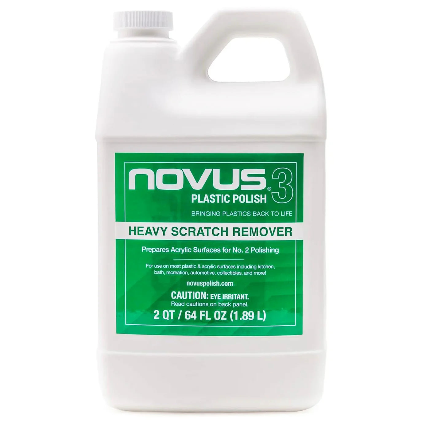 Novus 3 Plastic Polish Heavy Scratch Remover 1.89L / 64oz – Pilot Gear