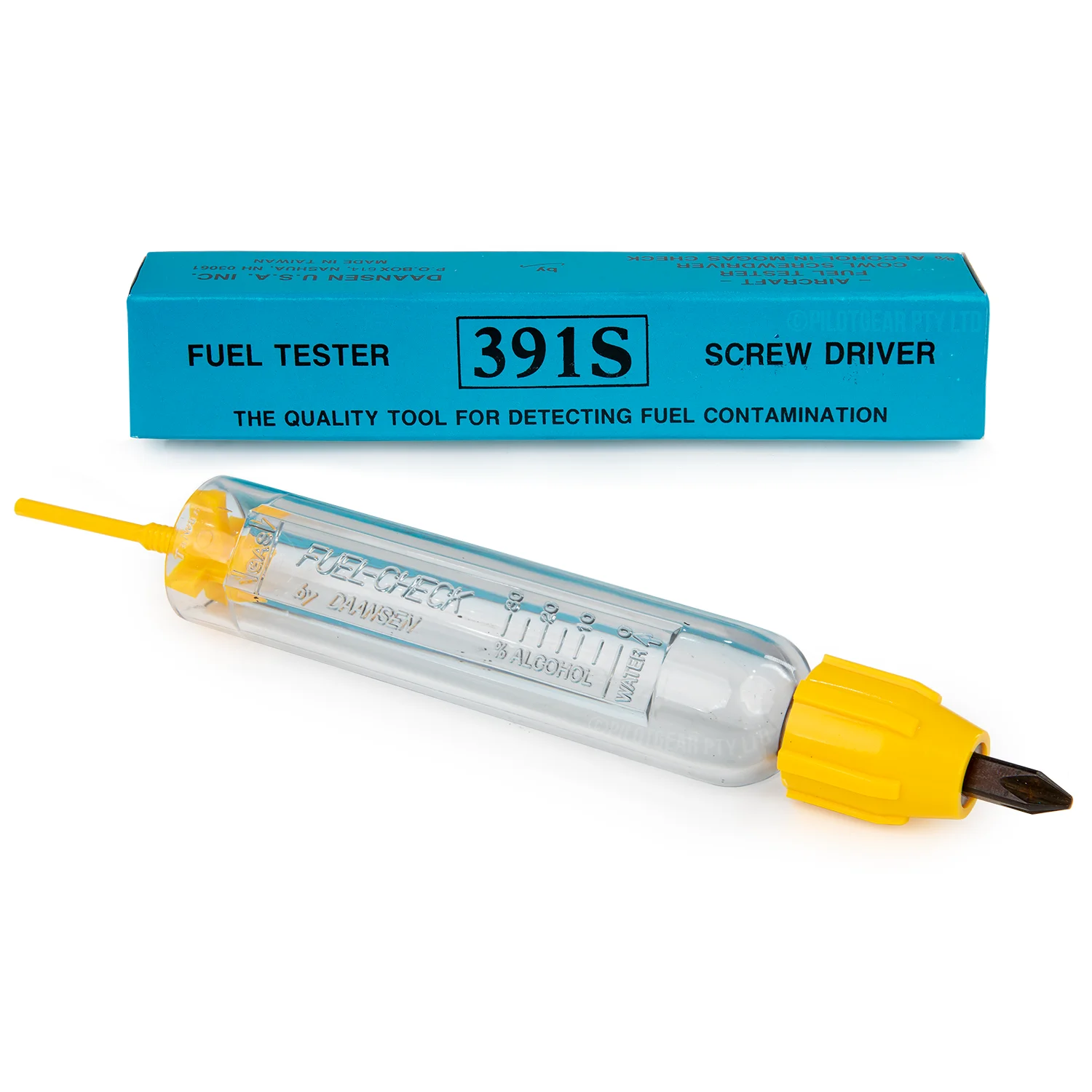Daansen Aircraft Fuel Tester with Screw Driver 391S – Pilot Gear