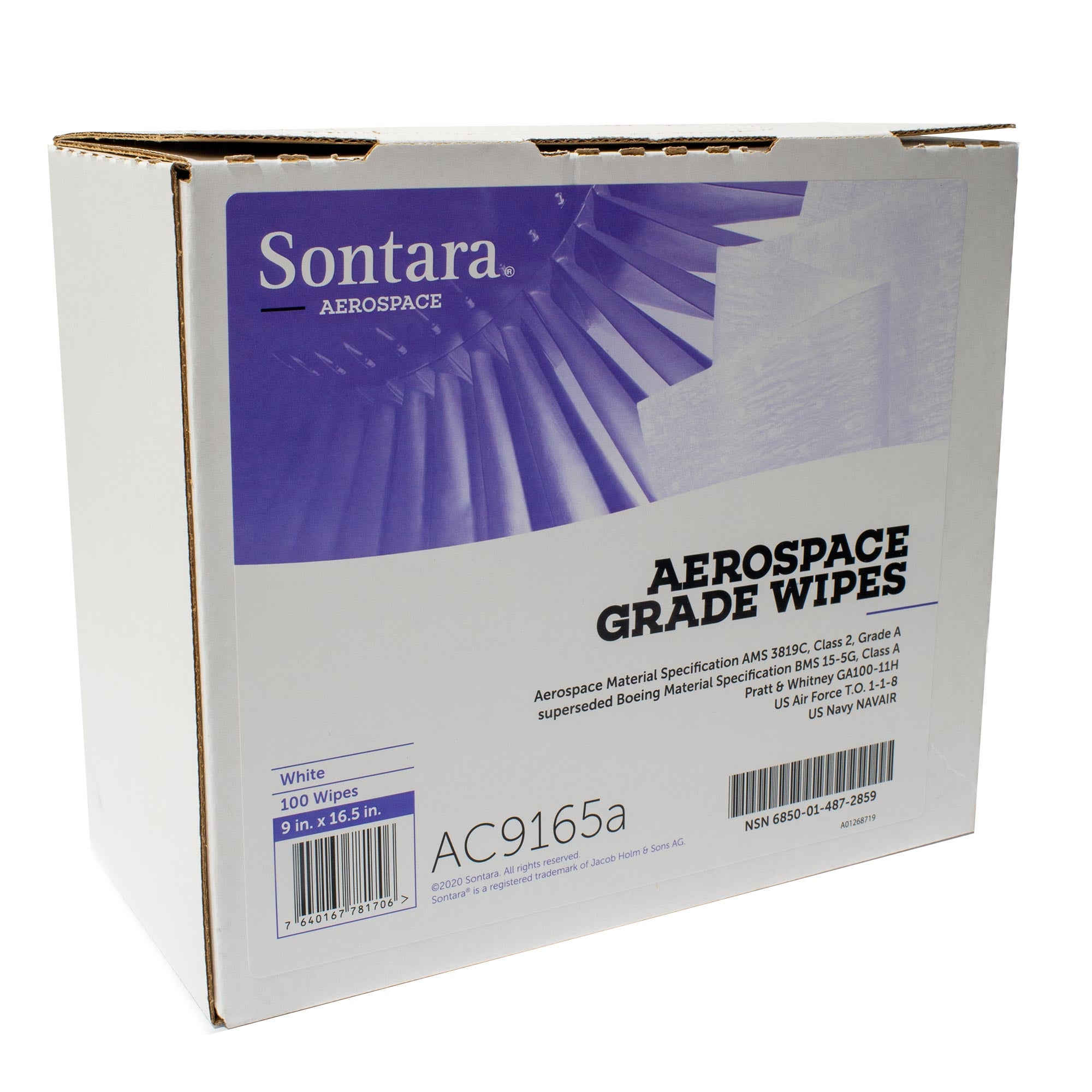 Sontara Aerospace Grade Aircraft Wipes -100 Wipes Box – Pilot Gear