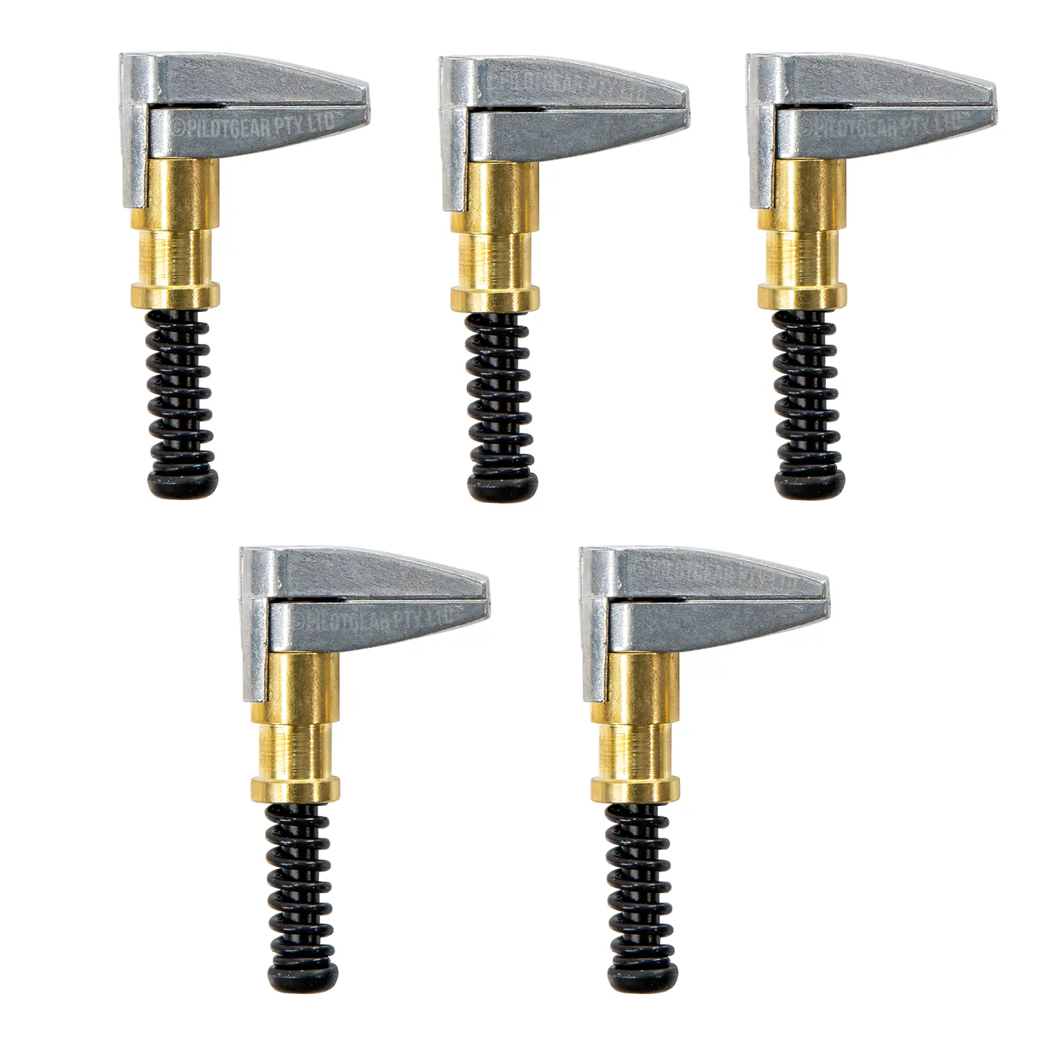 1" Cleco Side Grip Clamps – 5 Pack | Brass Reusable Sheet Metal Clamps ...