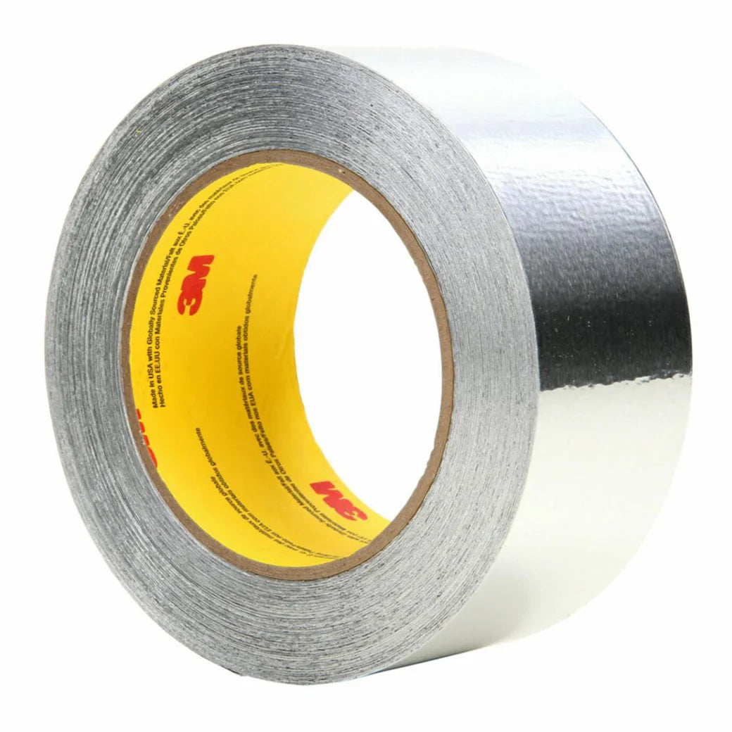 3M Aluminium Foil Tape 425, Silver, 2" x 60 Yard Roll (4.6 Mil, 051125 ...