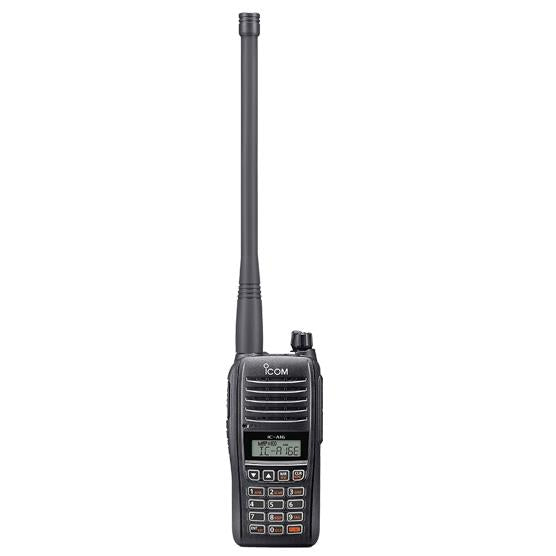 Icom Radio IC-A16E-NBT Airband VHF Handheld Transceiver – Pilot Gear