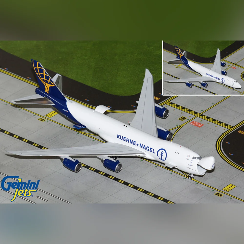 Gemini Jets 1/400 Atlas Air/Kuehne+Nagel Boeing 747-8F N862GT Interact ...