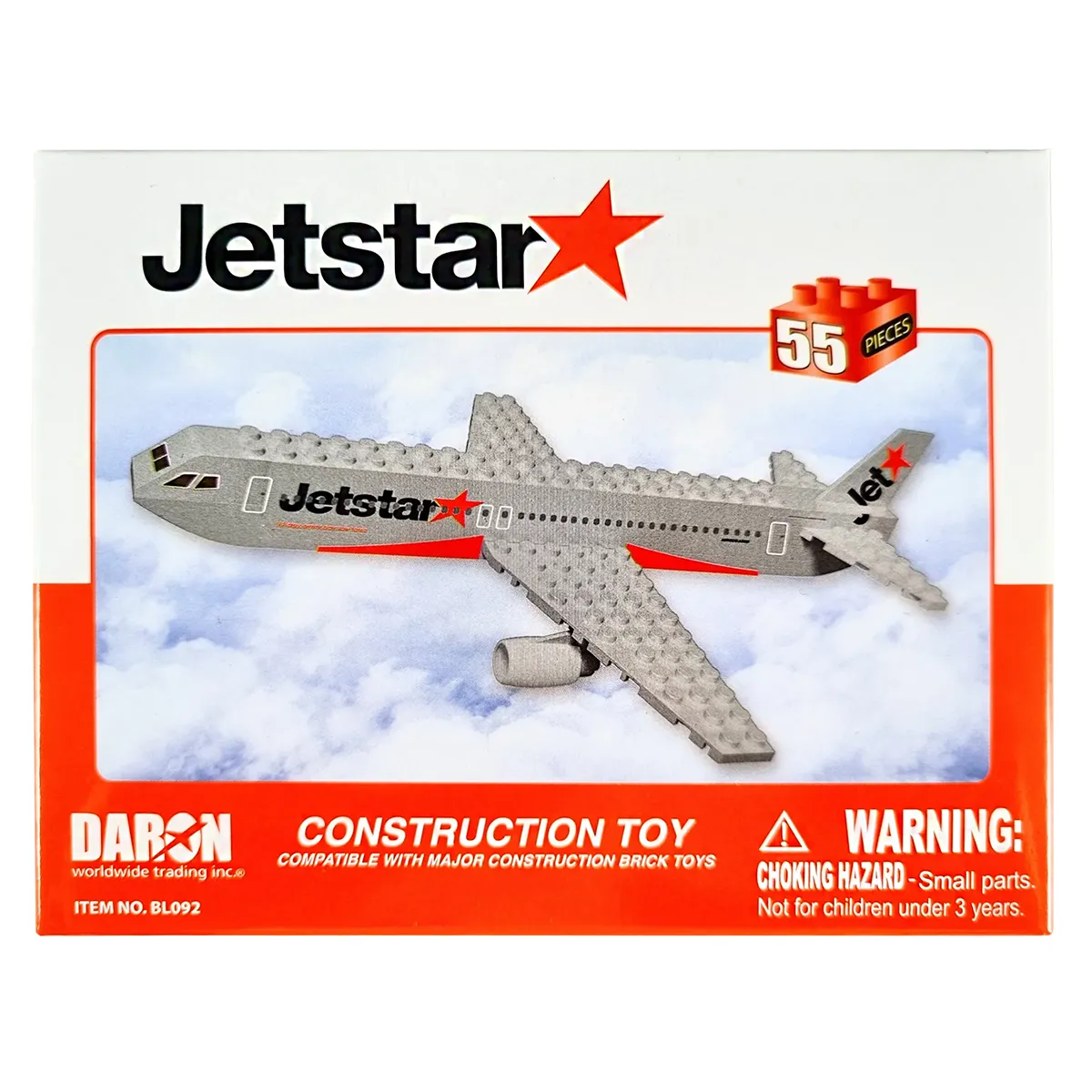 Daron Jetstar 55pc Construction Toy – Pilot Gear